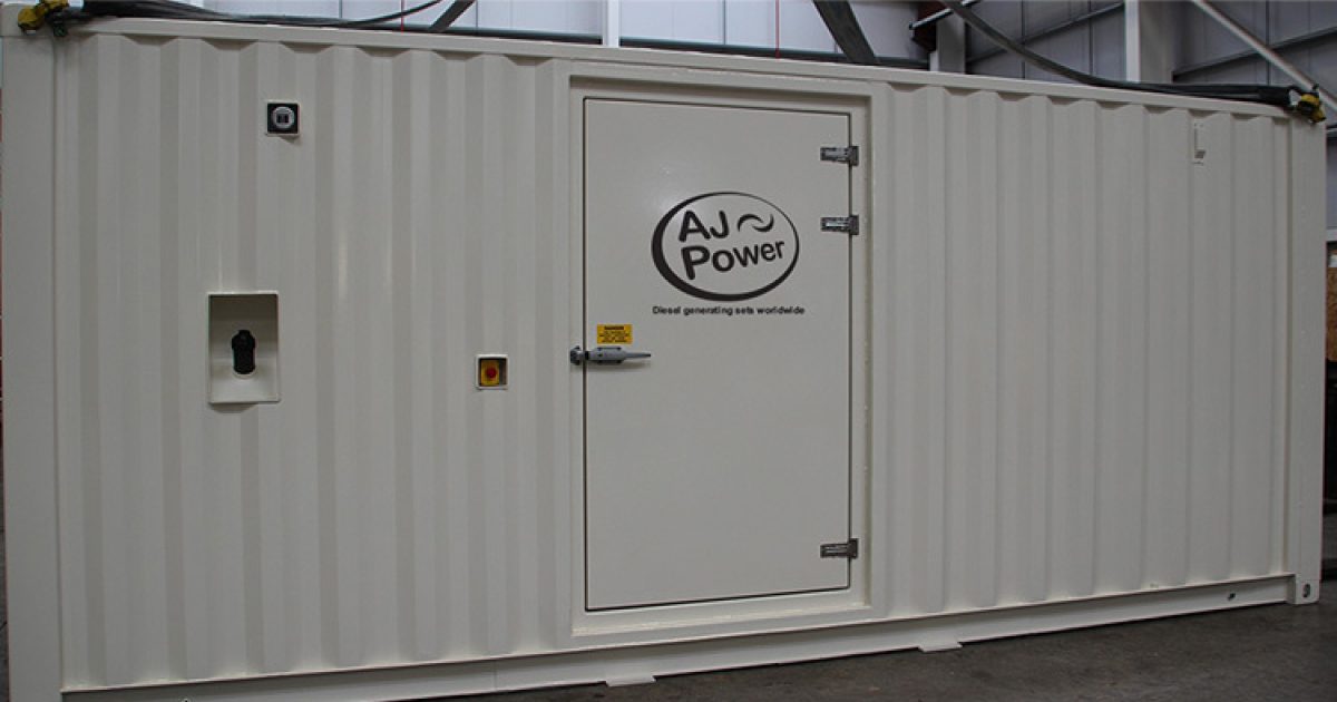 AJ165 Containerised Perkins Diesel Generator | AJ Power