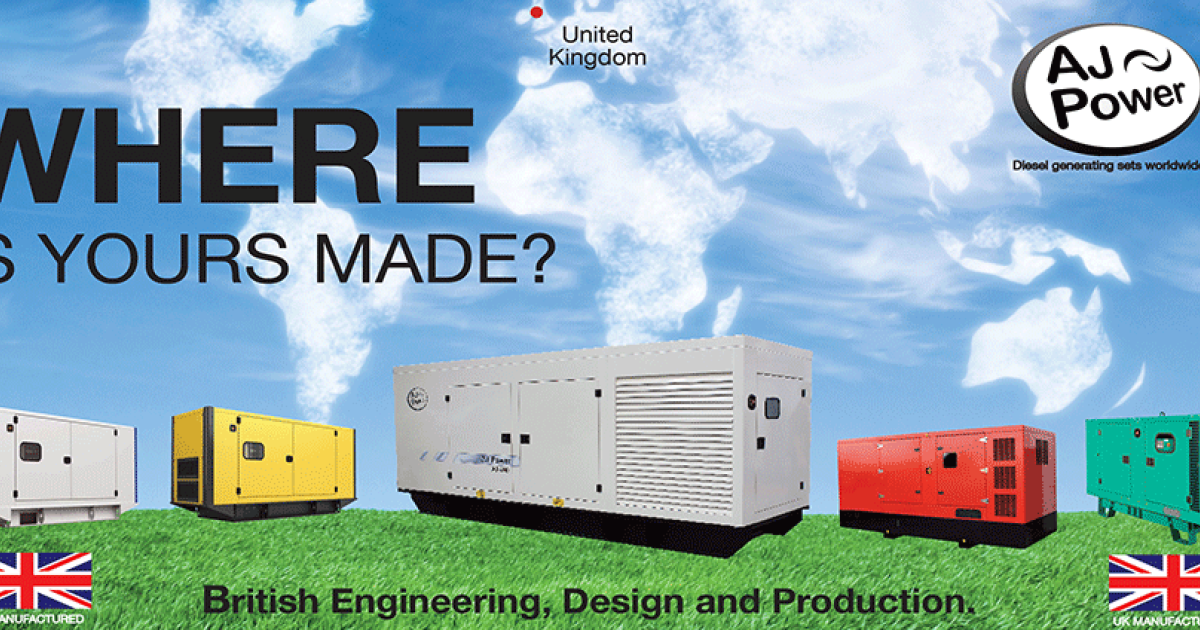 Britain’s Generating Sets Leading the World | AJ Power