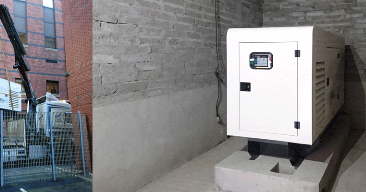 Installation d’un groupe AJ138 de sécurité | AJ Power